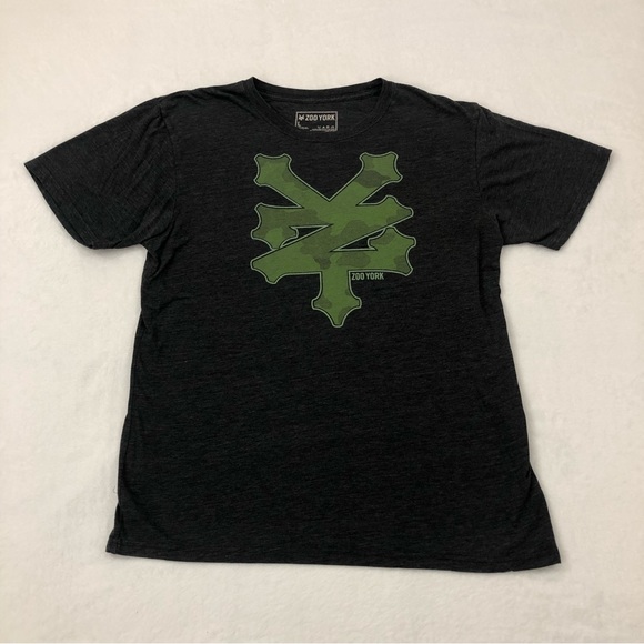Zoo York | Shirts | Zoo York Skateboards Gray Military Army Camo Green ...